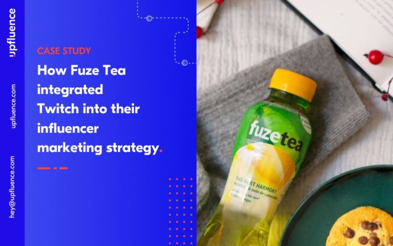 How Fuze Tea integrated Twitch into their influencer marketing strategy